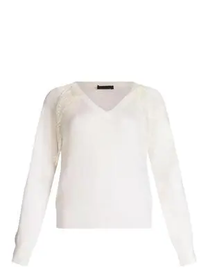 Liu Jo Raglan-sleeve Sweater - White