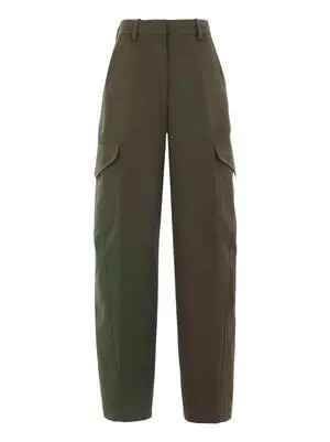 Givenchy Embroidered Logo Cargo Trousers - Green