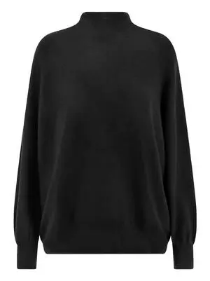 Aspesi Raglan Sleeve Wool Sweater - Black