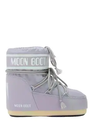 Moon Boot Icon Padded Logo Boots - Purple