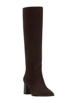 Vince Camuto Lumina Pointed Toe Boots Brownie Verona