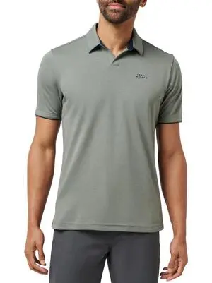 Travis Mathew Half Set Polo Dark Olive