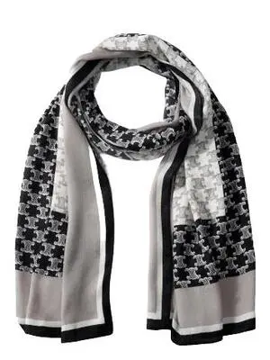 YOUZEY Lightweight Imitation Cashmere Scarf - Monochrome