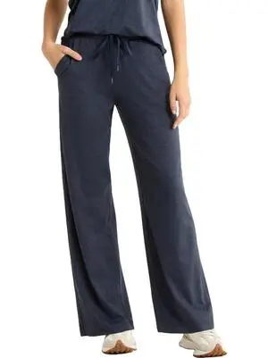 Zella Straight Leg Drawstring Pants - Navy Sapphire