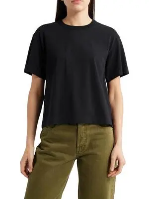 Madewell Back Pleat Classic T-Shirt Jet Black