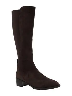 Aquatalia Rhegan Weatherproof Knee High Boot - Mocha Suede