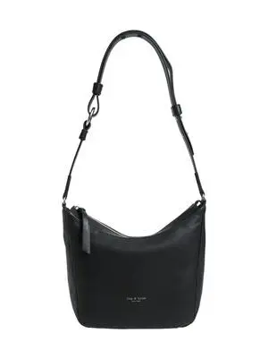 Rag & Bone Prospect Square Leather Crossbody Bag Black Leather