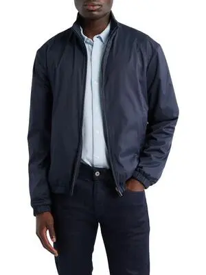 Canali Reversible Soft Touch Blouson Jacket - Navy
