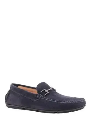 Bruno Magli Teramo Bit Driving Loafer Navy Suede