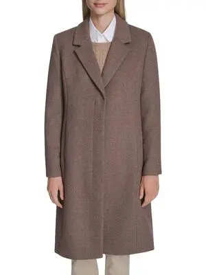 Cole Haan Wool-blend Coat - Portabello