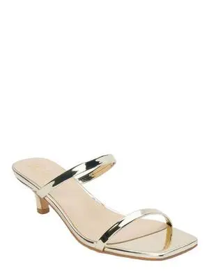 Matisse Jeanne Kitten Heel Sandal - Gold