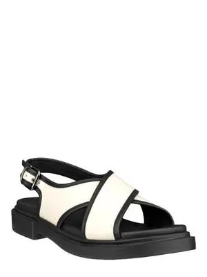 Ecco Slingback Sandal Limestone/black