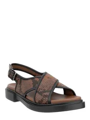 Ecco Slingback Sandal Mink/black/coffee/black