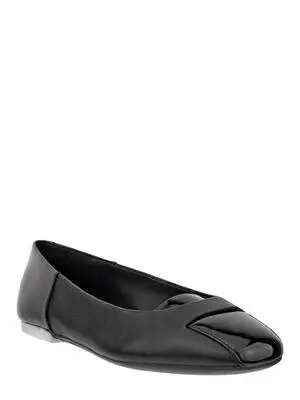 Ecco Margot Origami Ballet Flat - Black/black