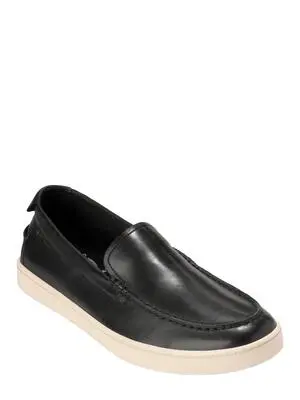 Cole Haan Pinch Weekend Venetian Loafer - Black/angora