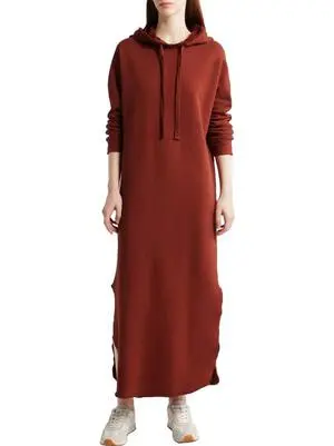 Frank & Eileen Hooded Cape Dress - Redwood