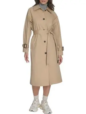 LEVI'S Single-breasted Trench Coat - Khaki