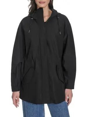 LEVI'S Hooded Water Resistant Jacket - Black