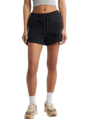 Bp. Solid Mini Sweat Shorts - Black Jet