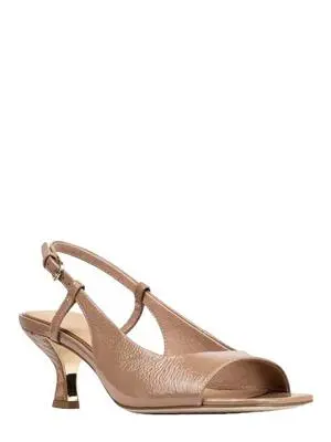 DONALD PLINER Grinn Peep Toe Slingback Sandal - Buff