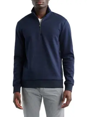 BOSS Quarter Zip Pullover - Dark Blue