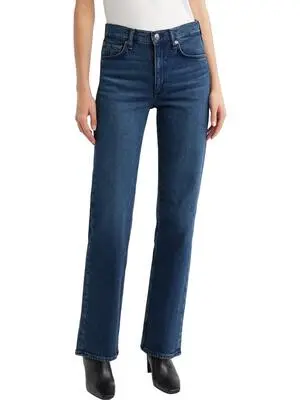 Rag & Bone Harlow Mid-rise Straight-leg Jeans - Teo
