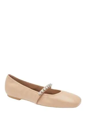 STUART WEITZMAN Goldie Ballet Flat - Adobe
