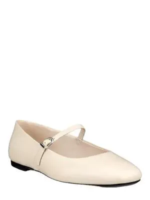 Ecco Margot Mary Jane Flat - Limestone