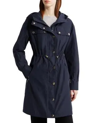 Michael Kors Fold-over Hood Jacket - Midnight