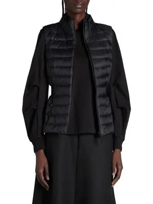 Moncler Valmarie Down Puffer Vest - Black