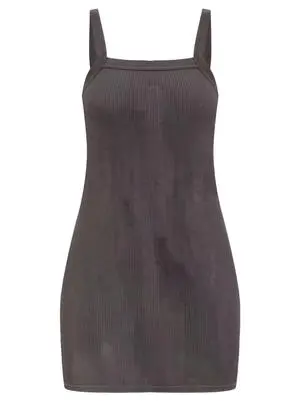 ALEXANDER WANG Ribbed Square-Neck Dress