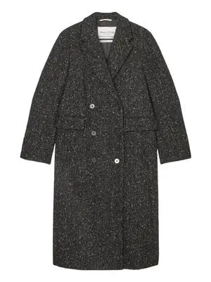 Marc O'polo Double-breasted Textured Coat - Black