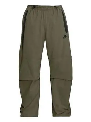 Nike Tech Woven Oversized Pants - Medium Olive/black