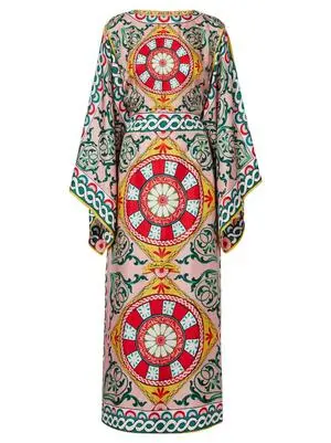 Dolce & Gabbana Printed Silk Gown - Multicoloured