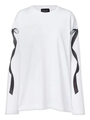 Simone Rocha Printed Cotton Jersey T-shirt - White