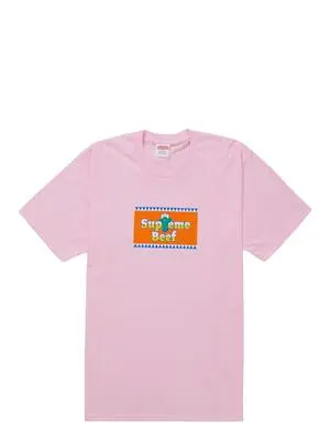Supreme Beef Tee Shirt Light Pink