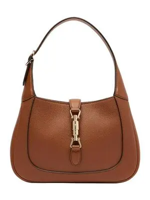 Gucci Jackie 1961 Small Leather Shoulder Bag - Brown