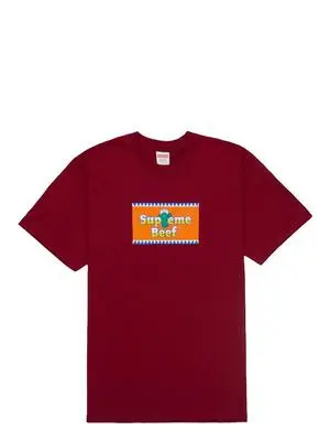 Supreme Beef Tee Shirt - Cardinal