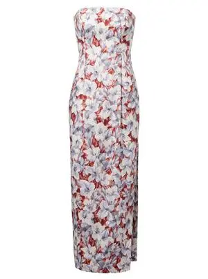Posse Rosalie Floral Linen Maxi Dress - Multicoloured