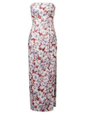 Posse Rosalie Floral Linen Maxi Dress - Multicoloured