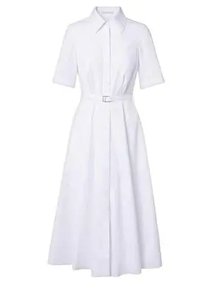 EMILIA WICKSTEAD Rubie Cotton Shirt Dress - White