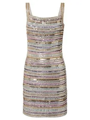 Jenny Packham Nancy Embellished Minidress - Multicoloured