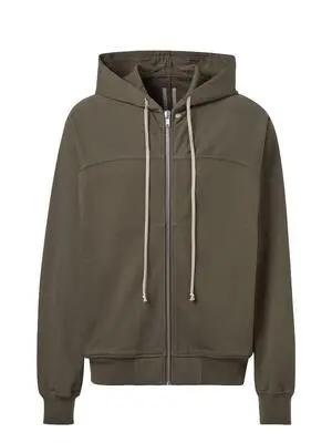 Rick Owens Cotton Jersey Hoodie - Green