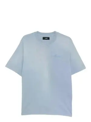 Amiri Embroidered Cotton T-shirt - Blue