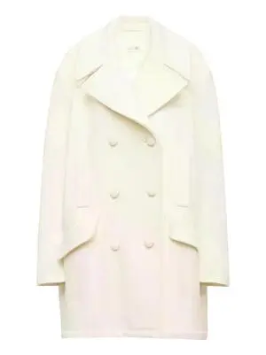 MAISON MARGIELA Double-breasted Coat - Neutrals