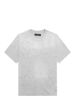 Amiri Shotgun Embroidered Tee - Grey