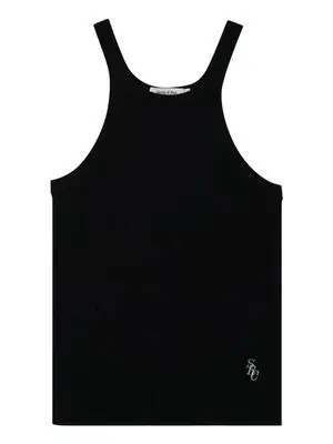 SPORTY & RICH Chelsea Tank Top - Black