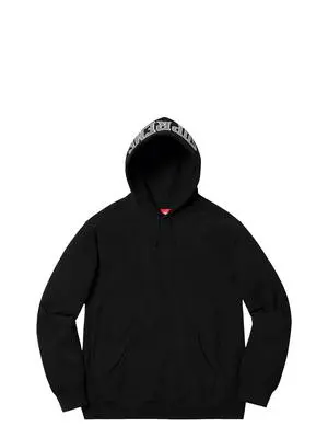 Supreme Sequin Arc Hooded Sweatshirt - Black
