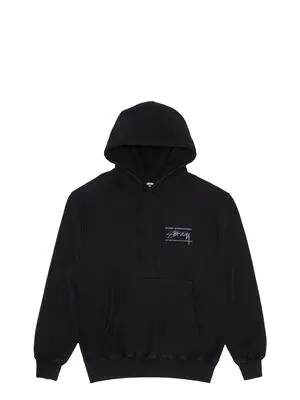StÜssy International Pigment Dyed Hoodie - Black