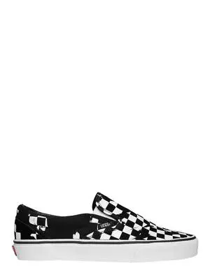 VANS Classic Slip-on Overprint Checkboard - Black